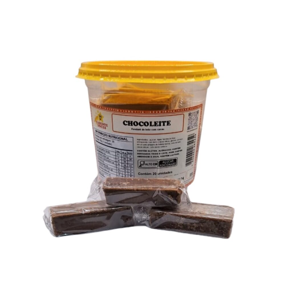 Chocoleite - pote 20 un 1,1kg - Cadente Doces